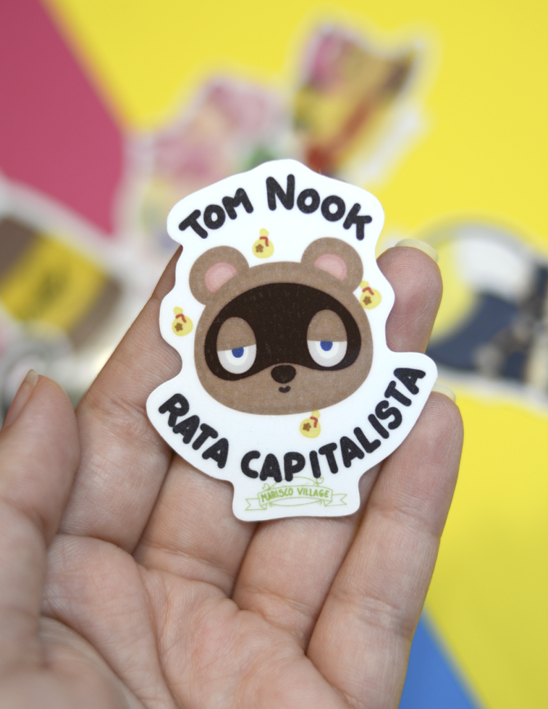 Sticker Tom Nook – Marisco Village